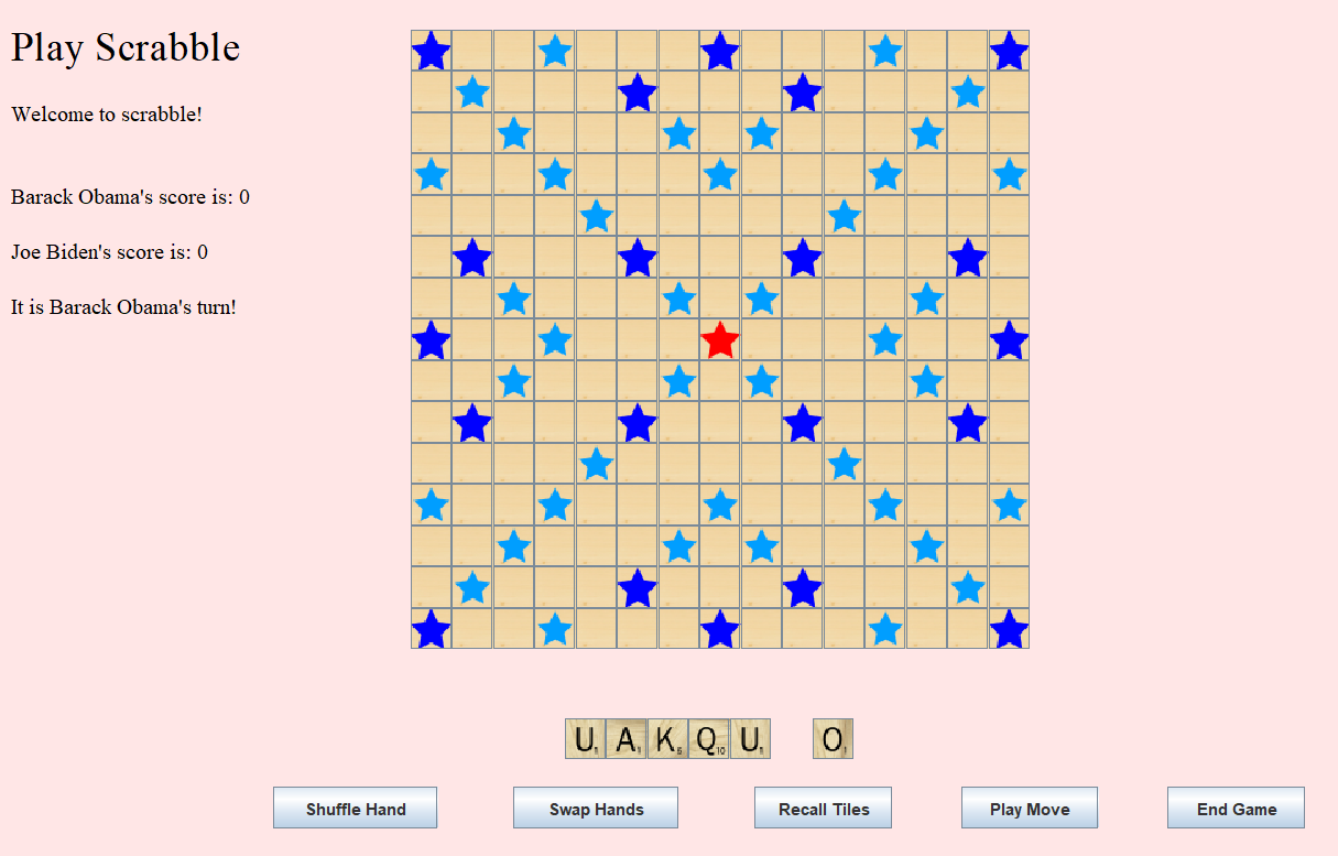 Fully functional 2-player Scrabble in Java with Swing GUI · Victor Zheng's Website